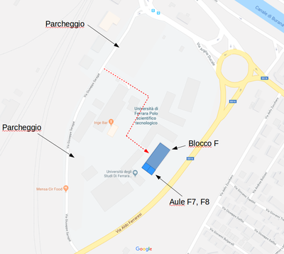 mappa_aule_F7_F8.png — Laurea Triennale in Scienze biologiche